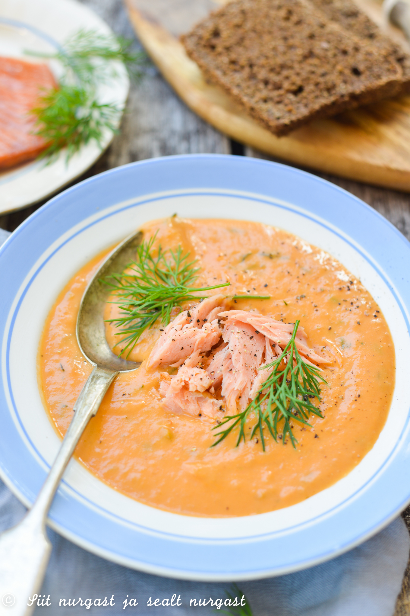 Püreesupp suitsulõhega