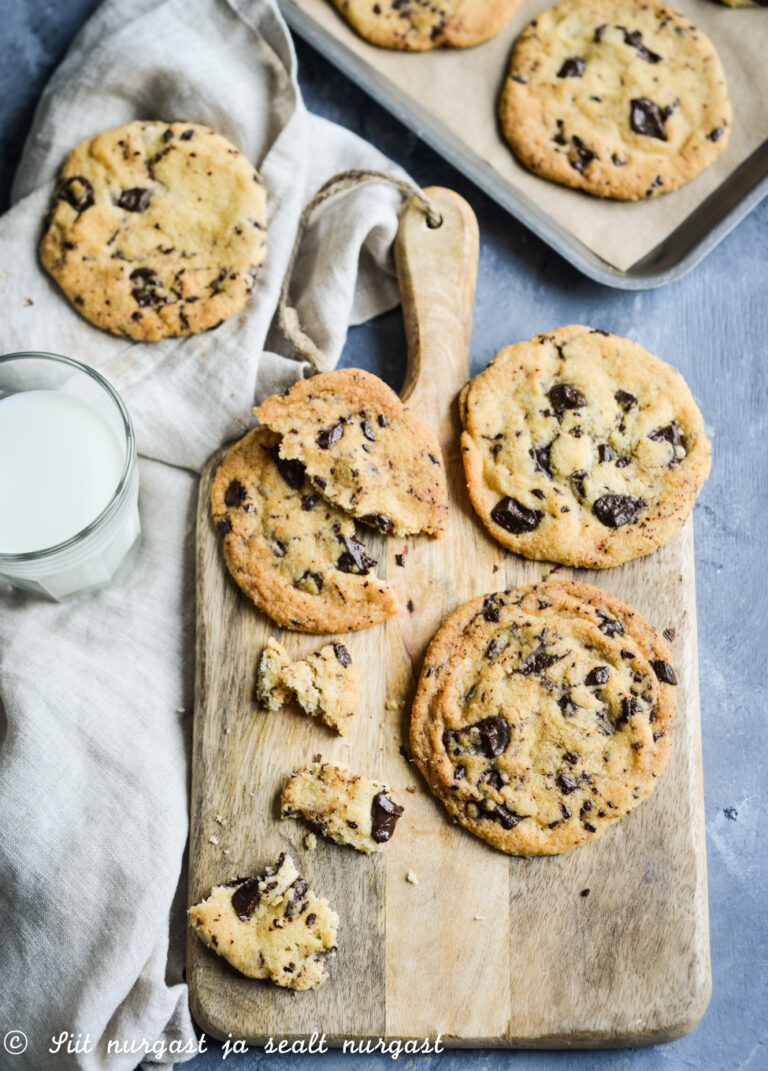 Kõige paremad šokolaaditükkidega küpsised